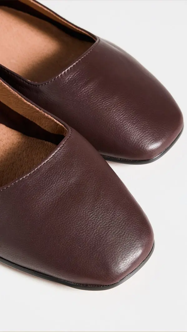 Madewell The Greta Ballet Flats - Chocolate Raisin | Editorialist